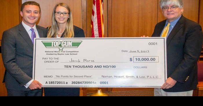 Mooresville native Jacob Morse a Top Gun in courtroom