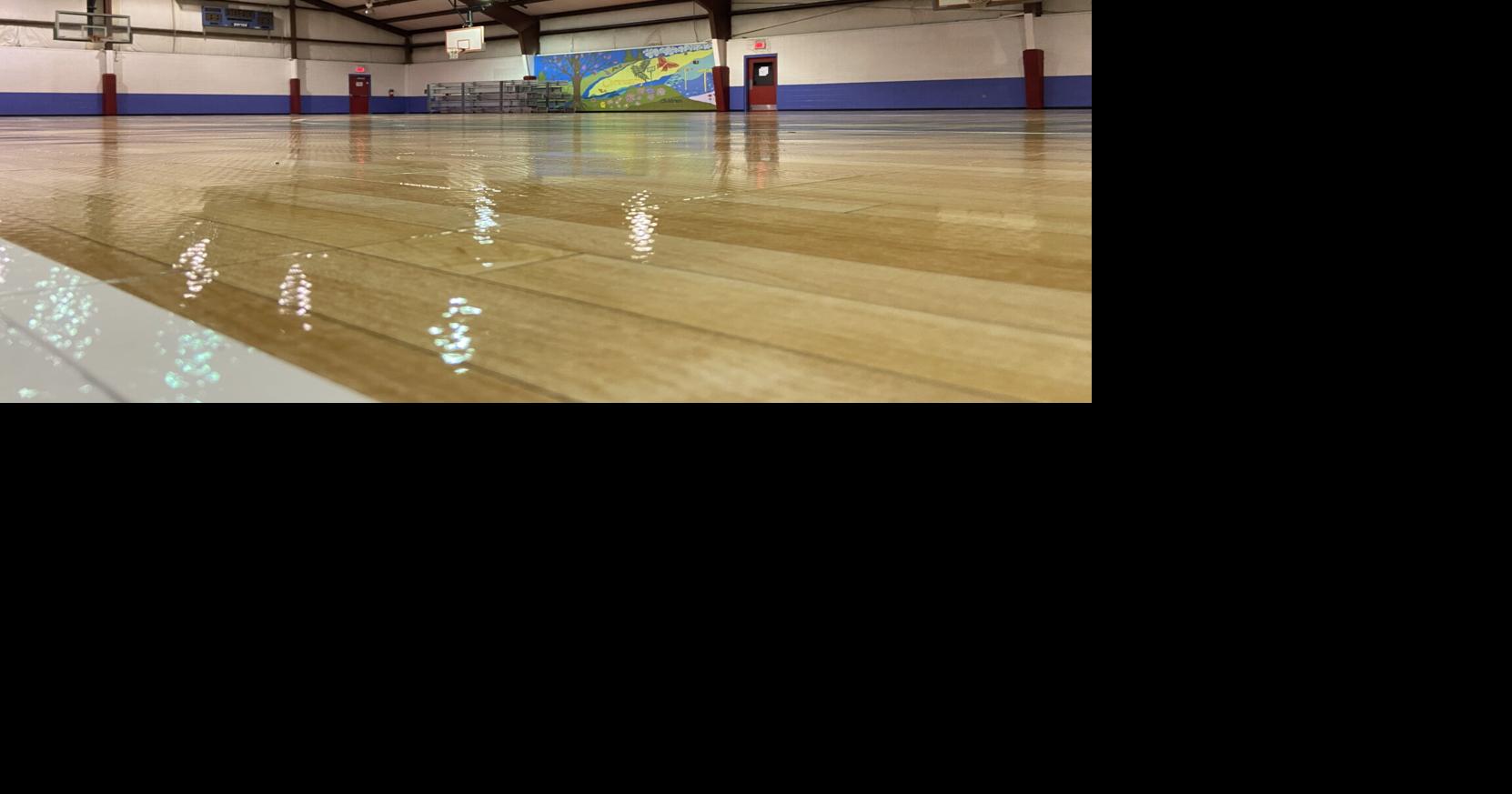Bentley Center gets new floor after 25 years