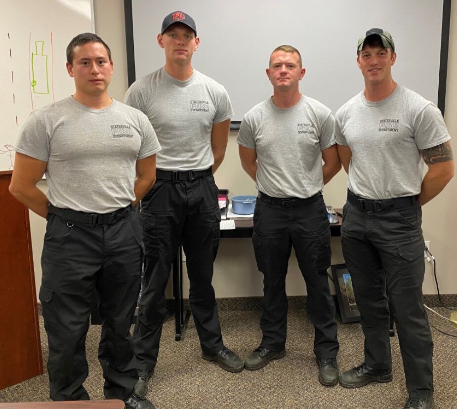 Four new firefighters join Statesville Fire Department
