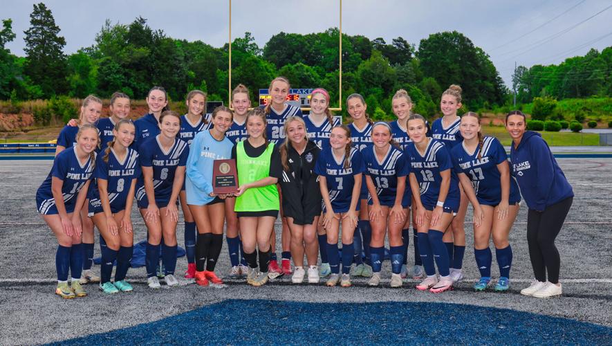 Pine Lake girls soccer blanks Shelby, defends region title