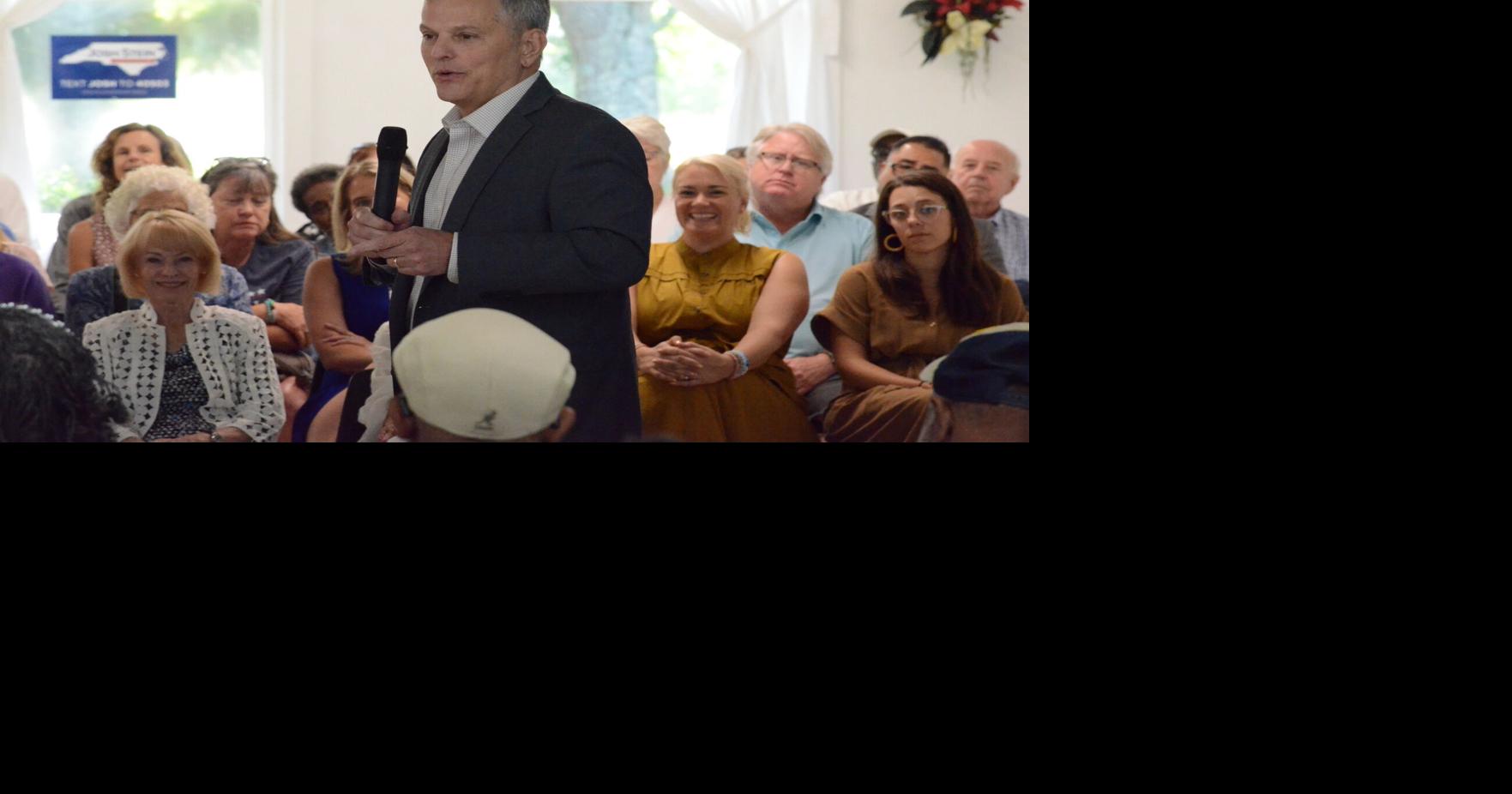 NC governor candidate Josh Stein campaigns in Statesville