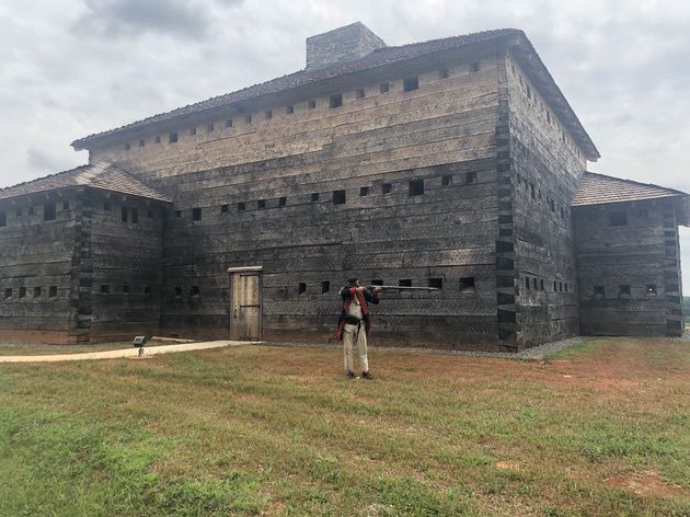 Fort Dobbs has been reconstructed. How does the historically accurate ...