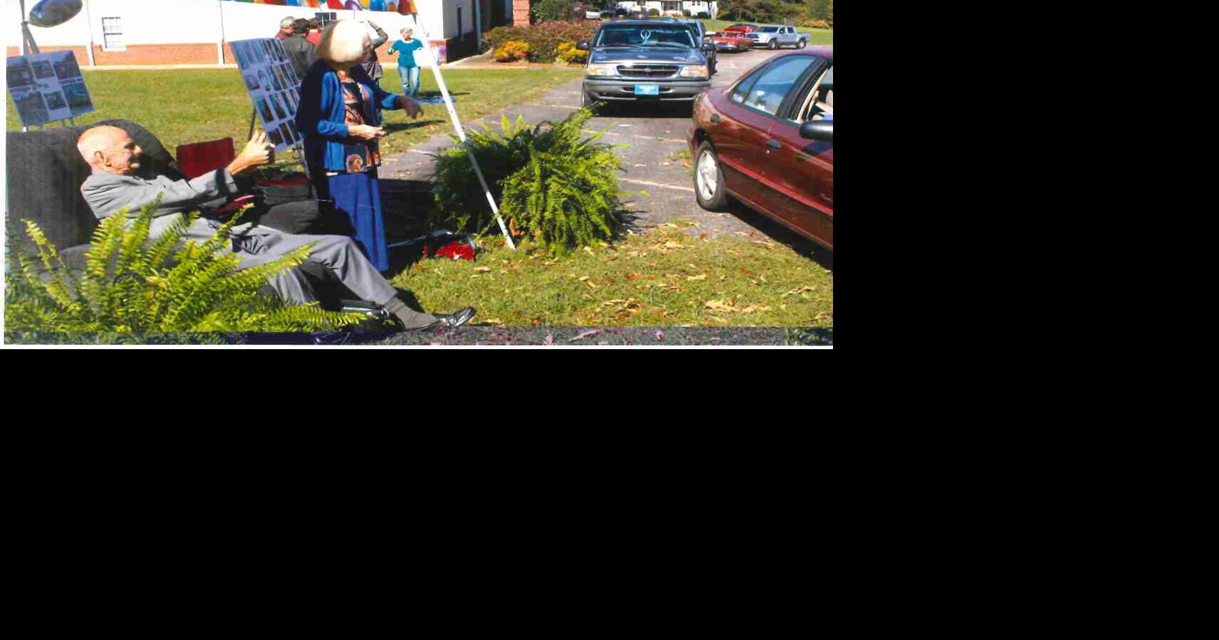 GIVING HIM ROSES: Joe Dellinger gets flowers and more at birthday ...