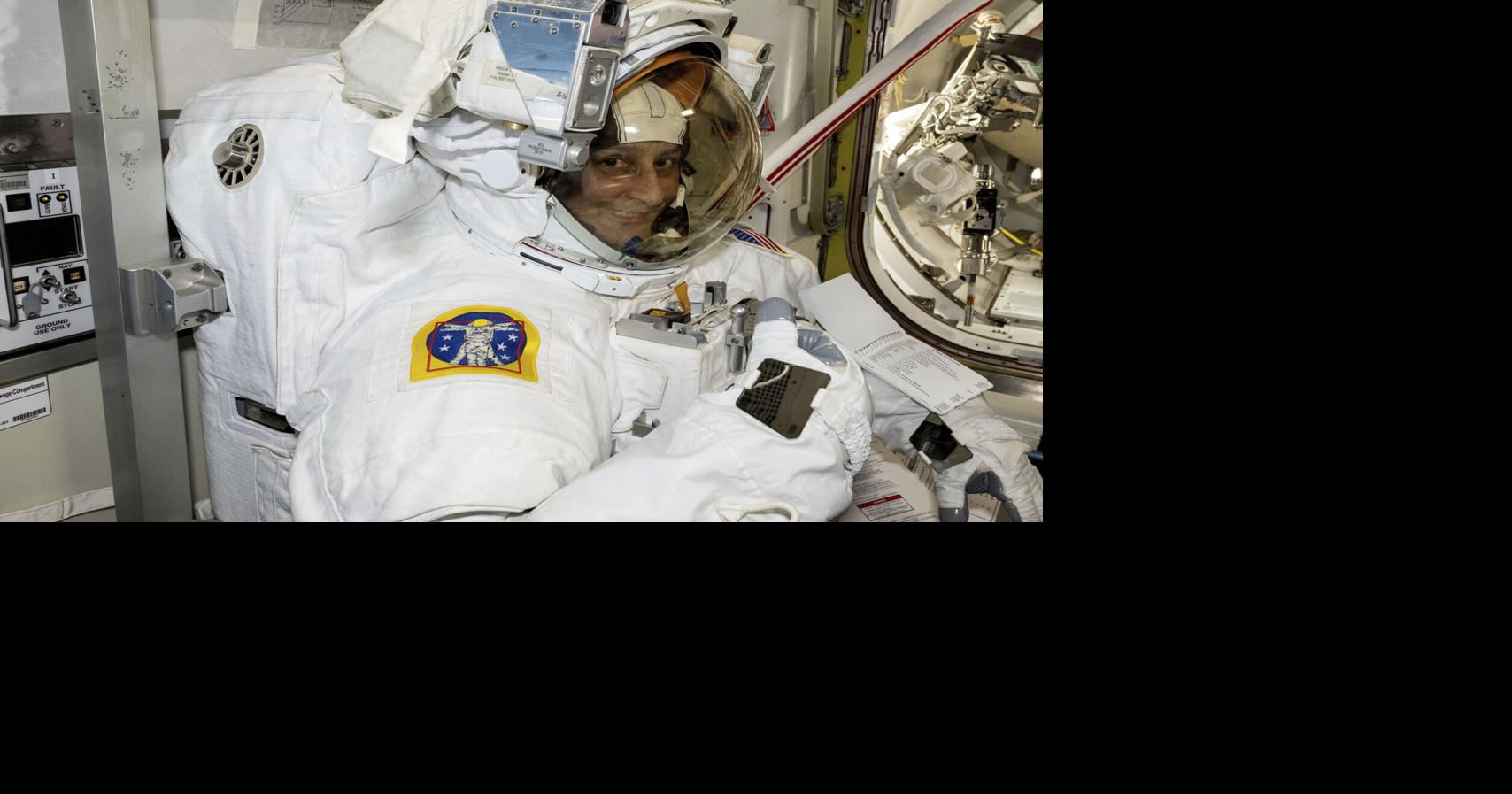 Stuck Nasa Astronaut Steps Out On A Spacewalk