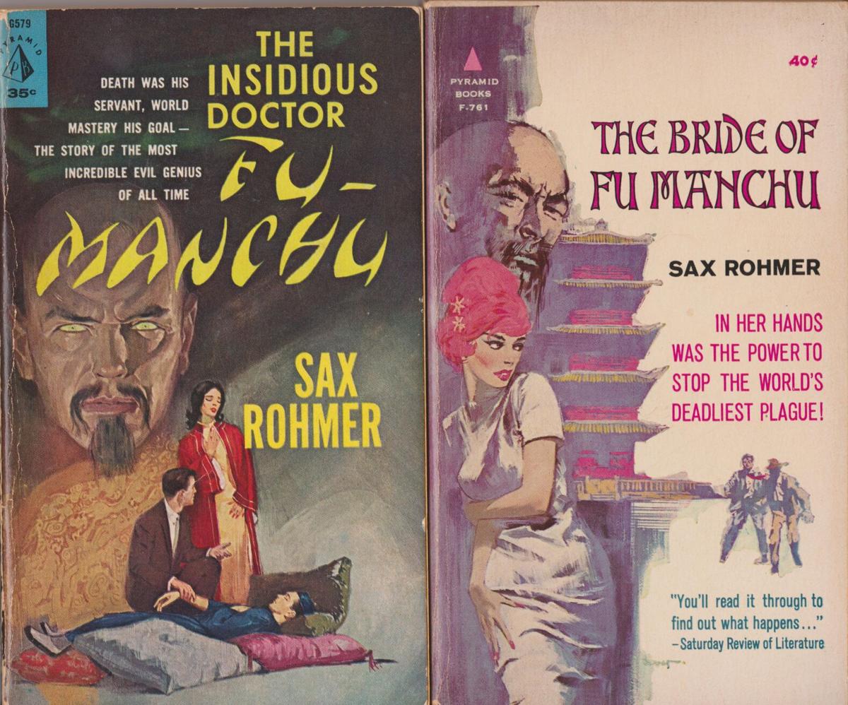 Fu Manchu novels were a success with readers and inspired a moustache