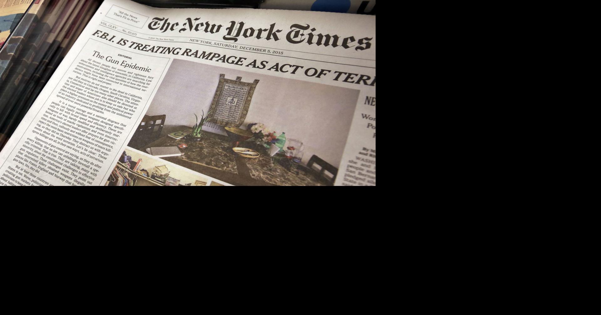Fla. county commissioners refuse library's request for New York Times ...