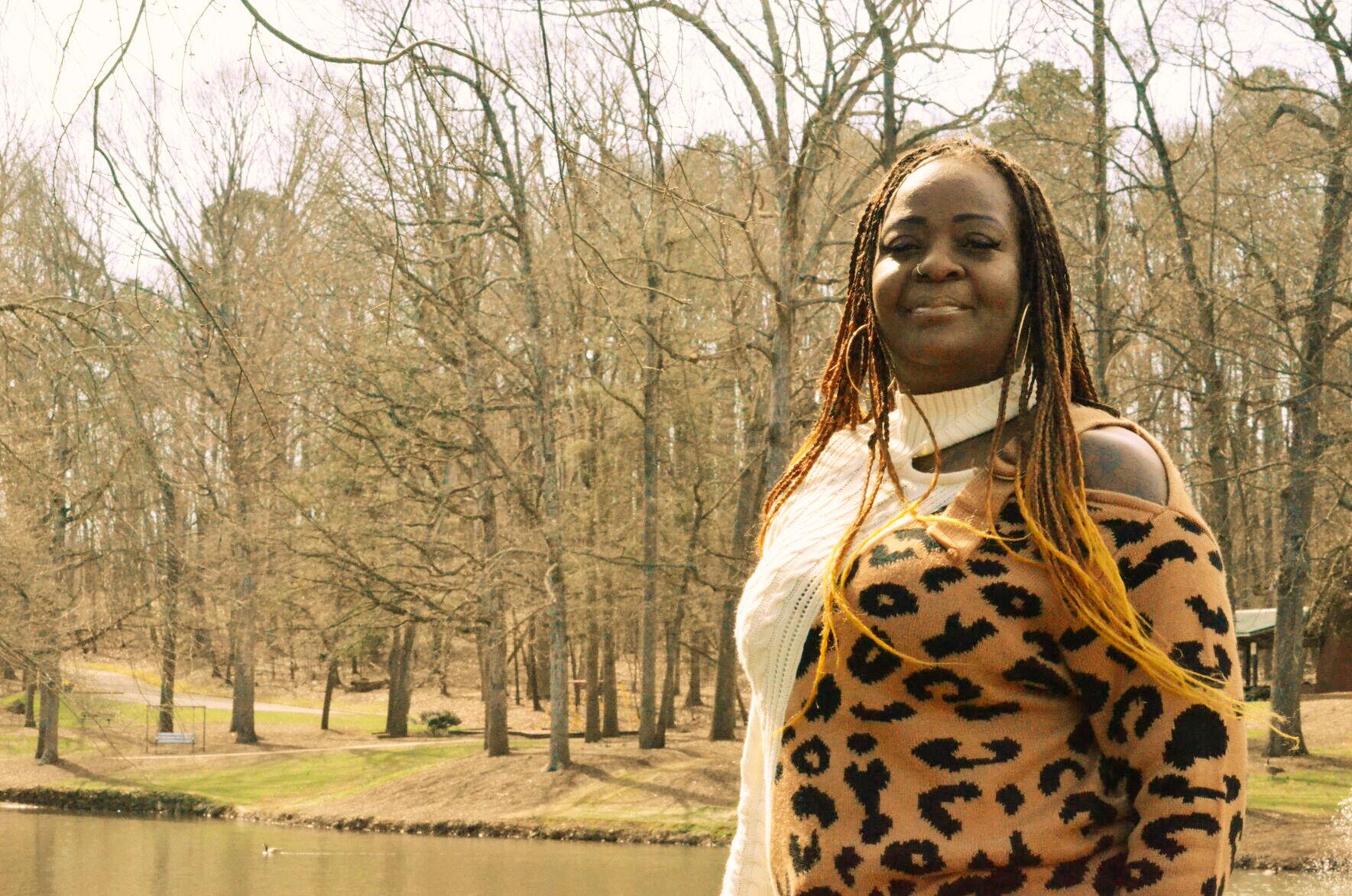 Lisa Wilder poses for a photo at Martin Luther King Jr. Park in ...
