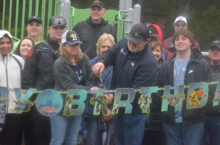 Volunteers come together to build playground in honor of Brody Thompson