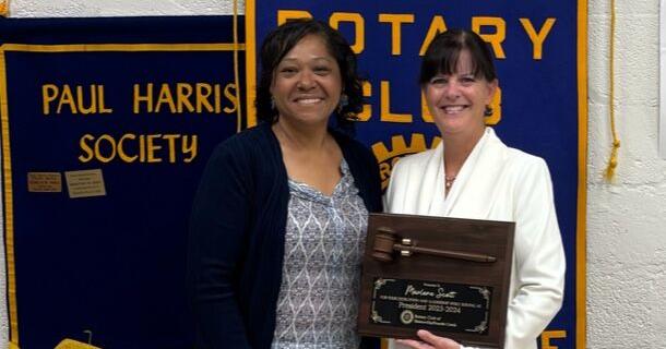 Fourth Creek Rotary honors Past President Marlene Scott