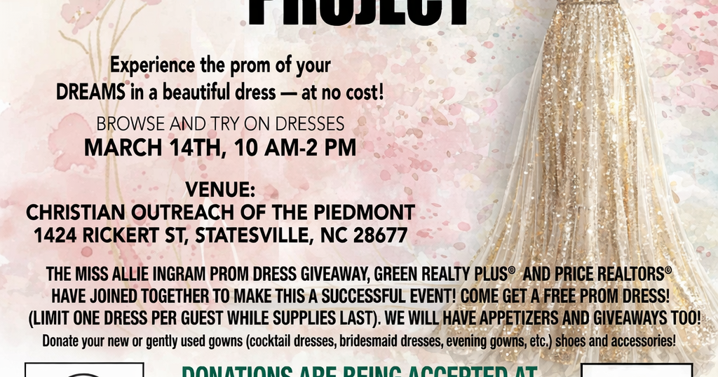 The Prom Dress Project provides free prom dresses for students