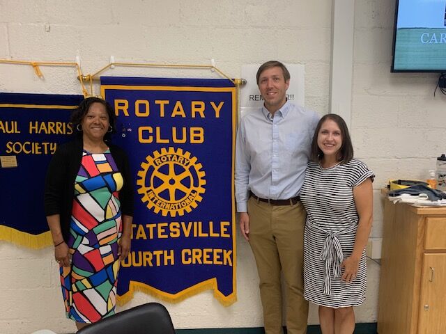 Foushees speak to Fourth Creek Rotary about Japanese mission