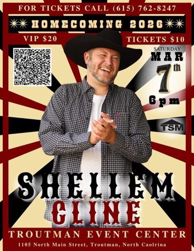 Shellem Cline's Homecoming is March 7 in Troutman NC