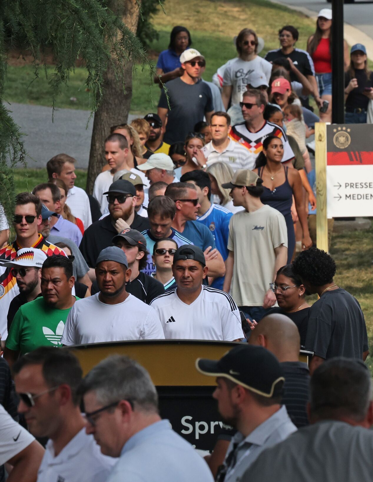 Community excited about chance to see German national team