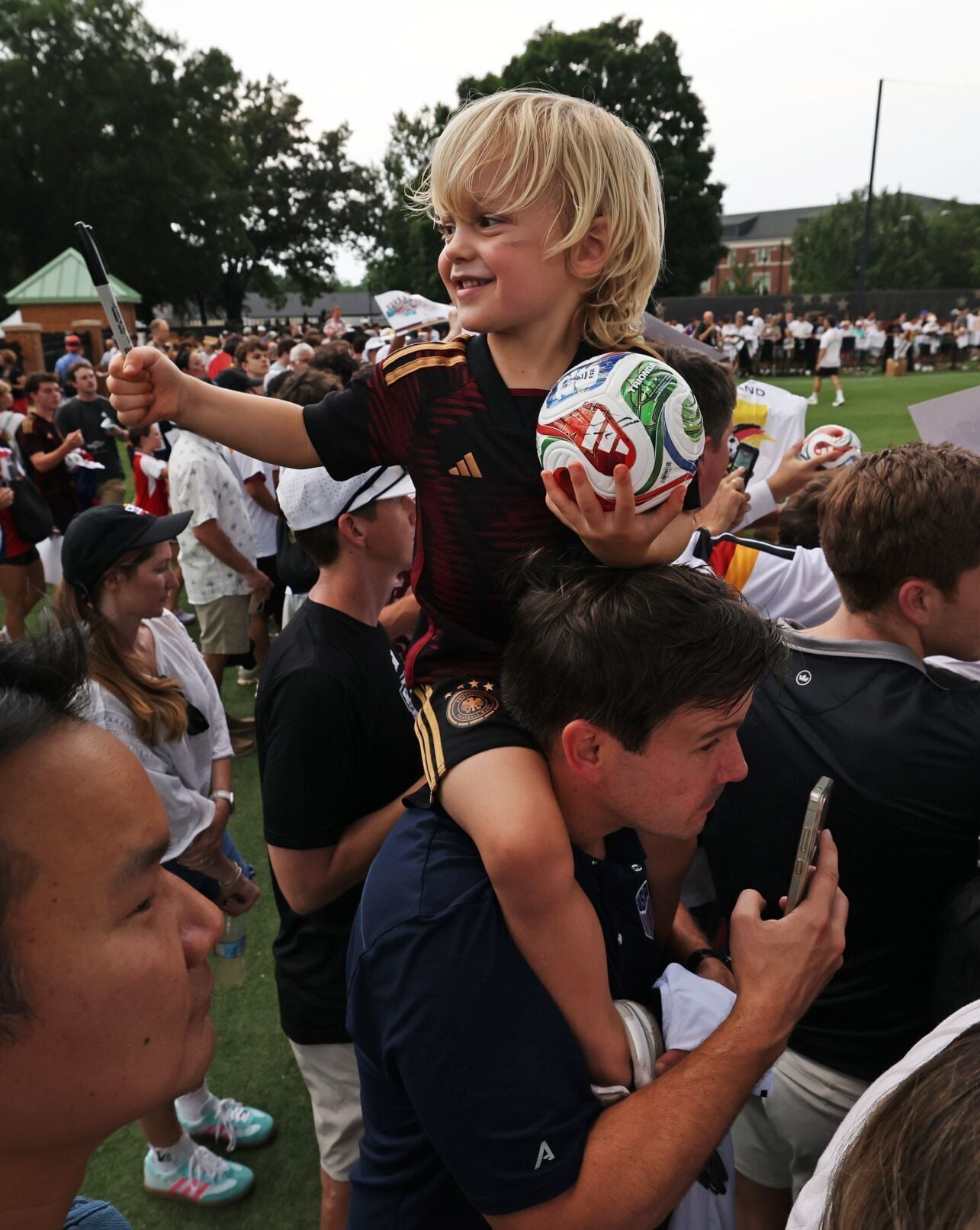 Community excited about chance to see German national team