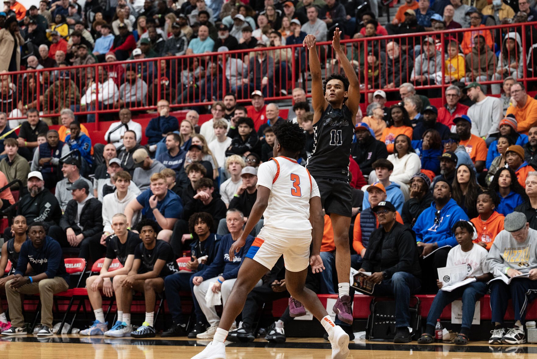 Highland Shootout: Principia 88, East St. Louis 54