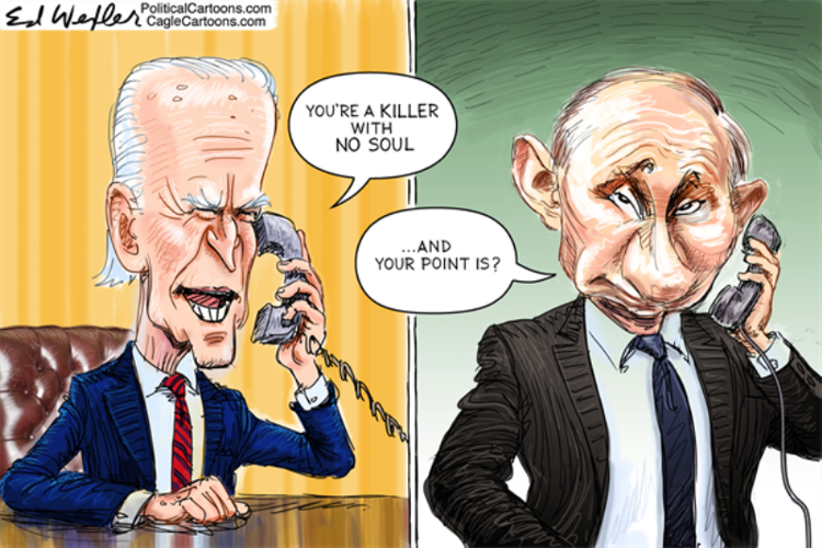 In the cartoons: Anti-Asian violence; Putin; Guns