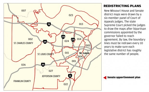 Judicial panel releases new maps for Missouri House, Senate districts