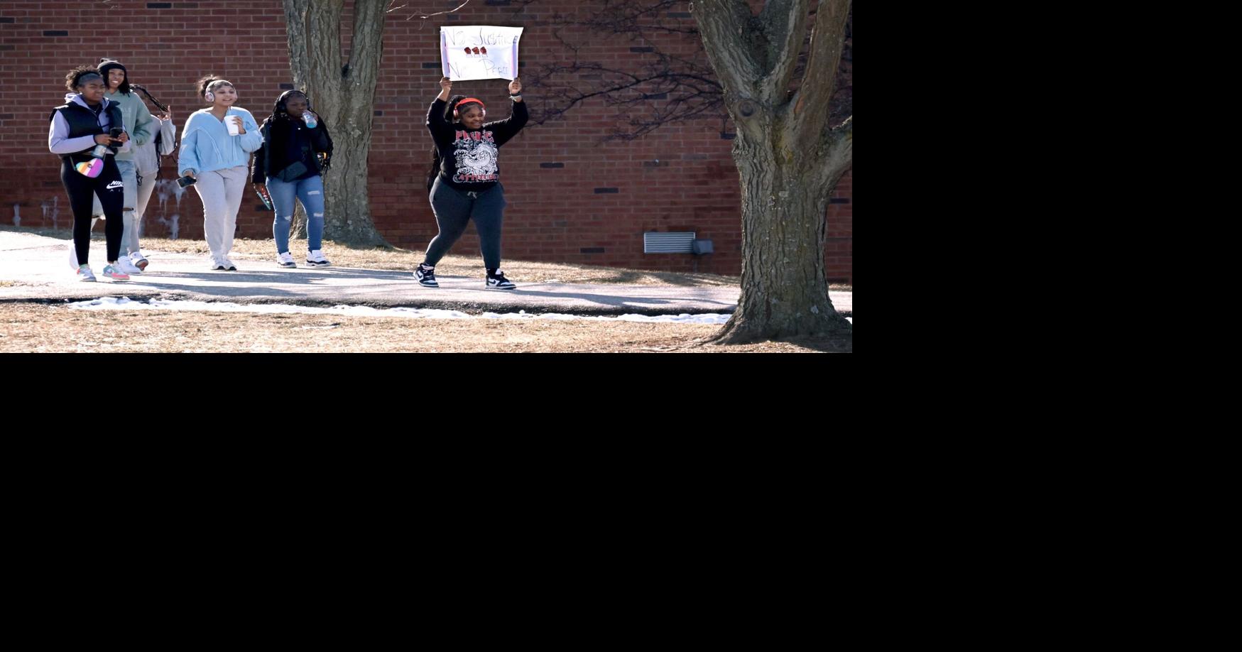 Francis Howell North High School students walk out in protest