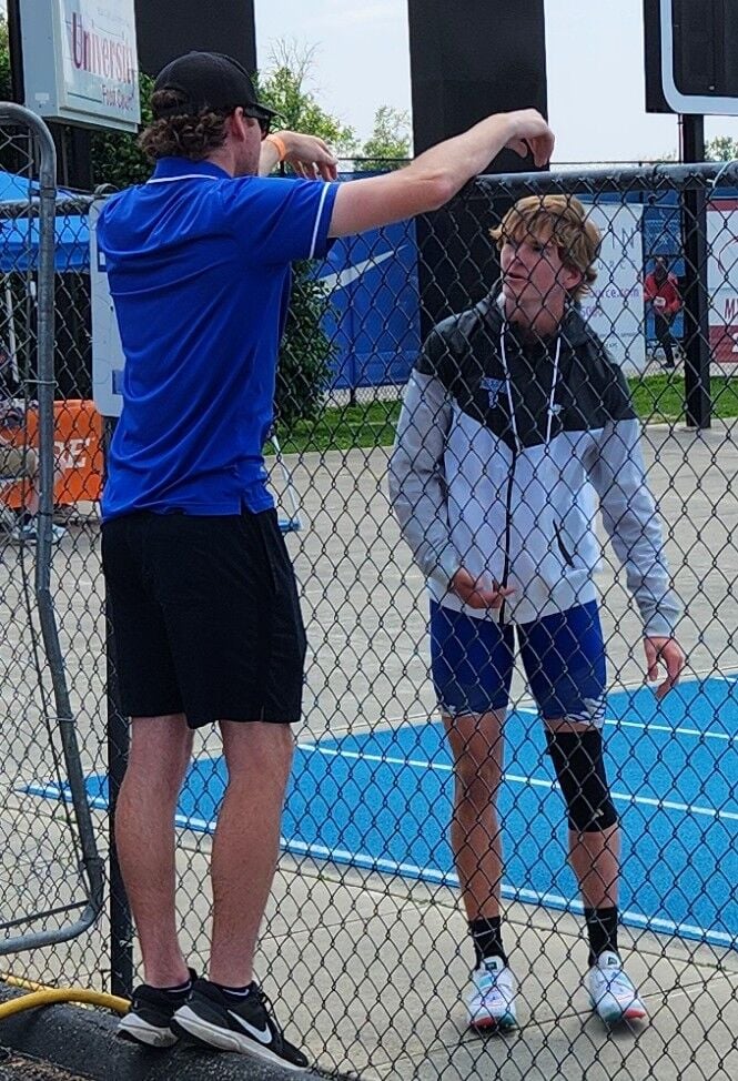 Freeburg's Matt Pluff wins state high jump title with coaching help ...