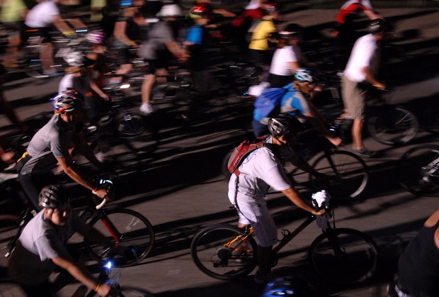 Route a surprise for Moonlight Ramble riders