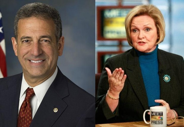 McCaskill faces critic from her own party, too