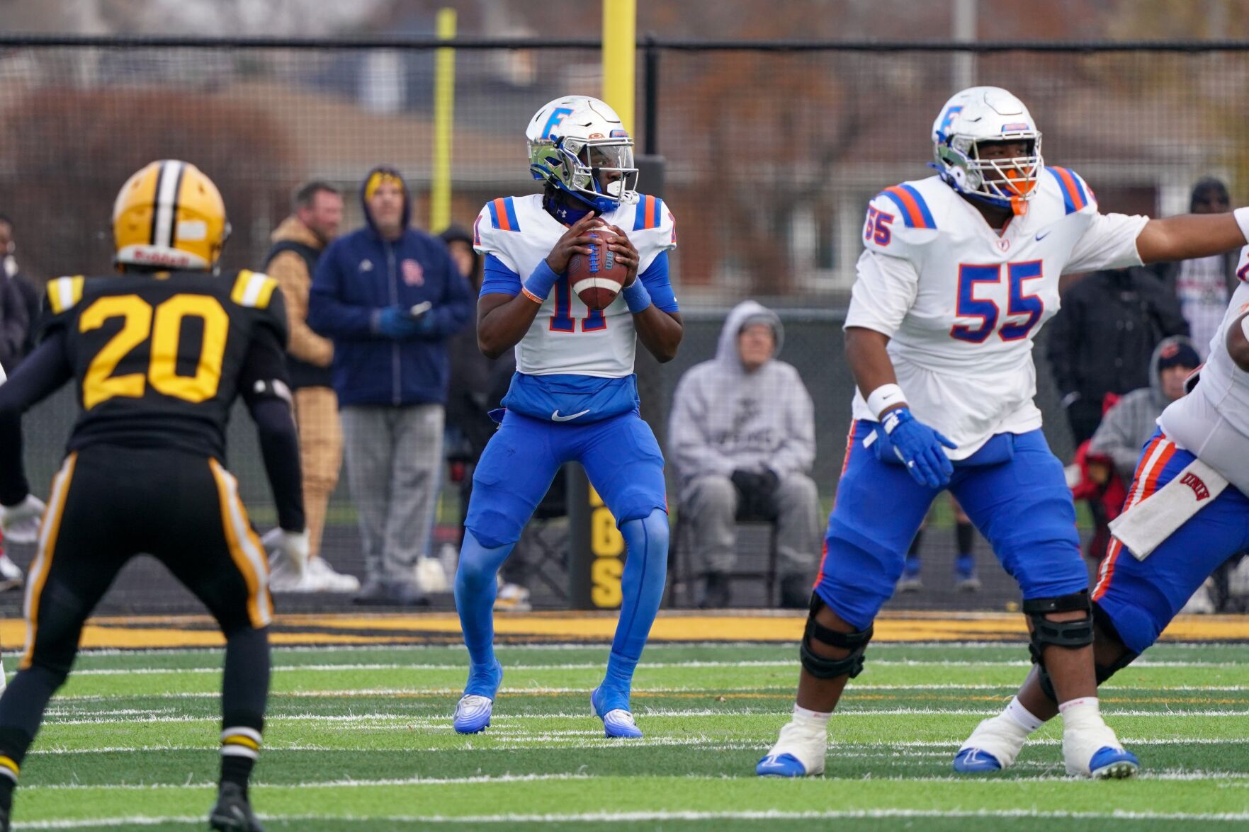 Class 6A football state semifinal: East St. Louis 50, Burbank St ...
