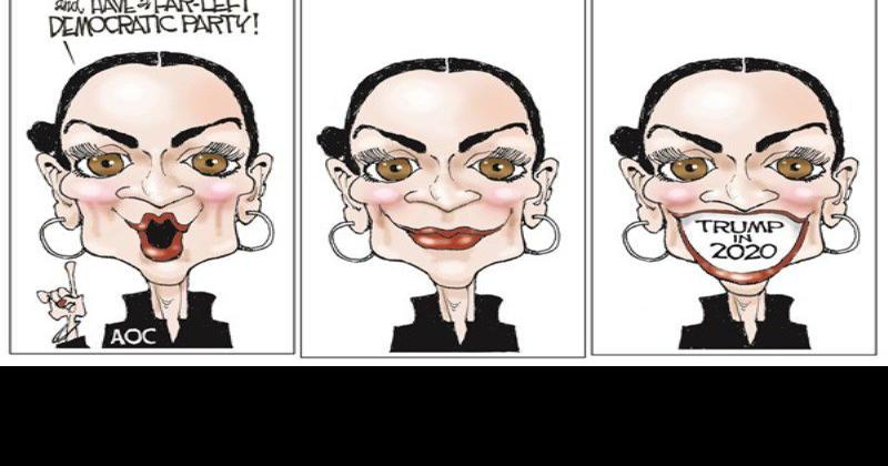 In the cartoons: AOC; Barr; IRS