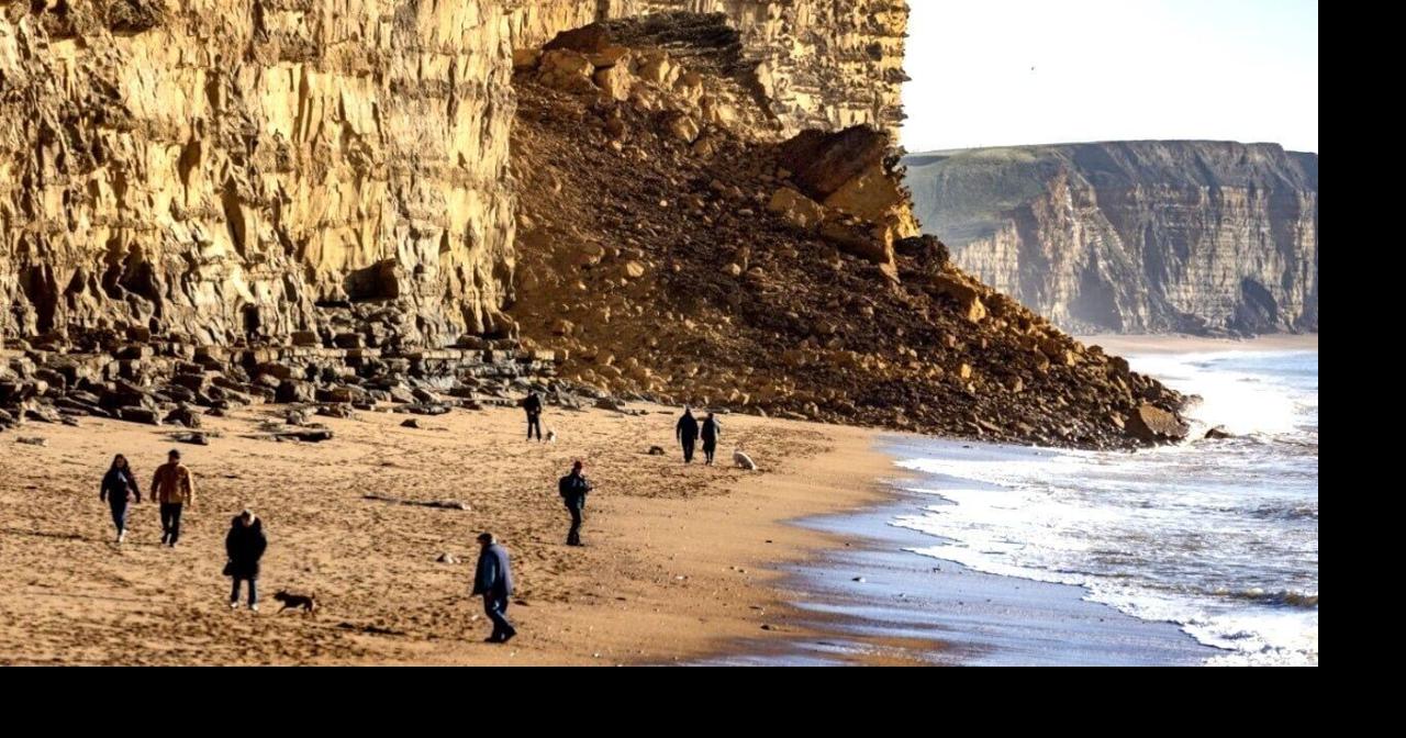 Famed Dorset Cliffs collapse in the U.K., and more of today's top videos