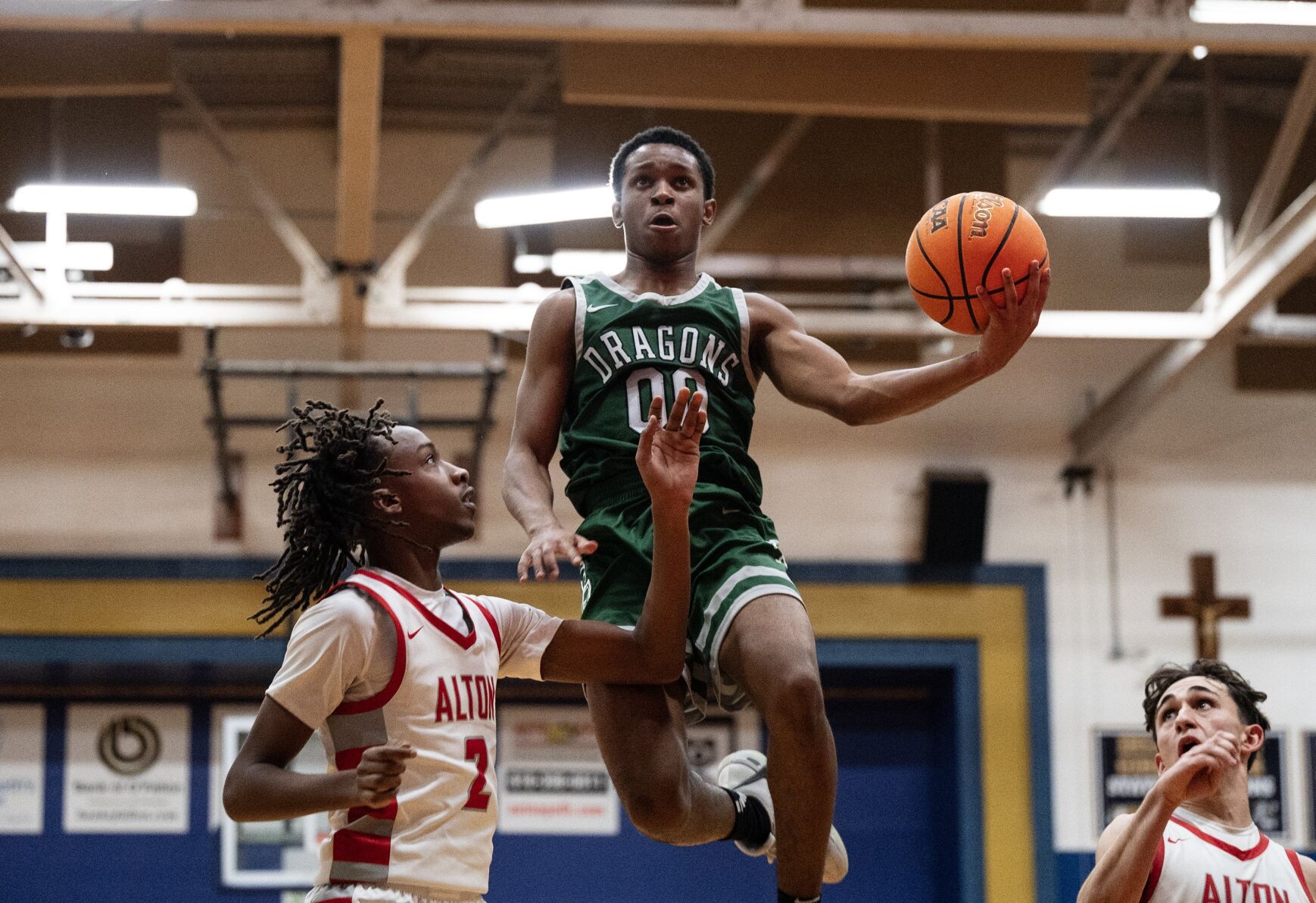 Semaj Stampley leads way as Alton runs past St. Mary's at Southern ...