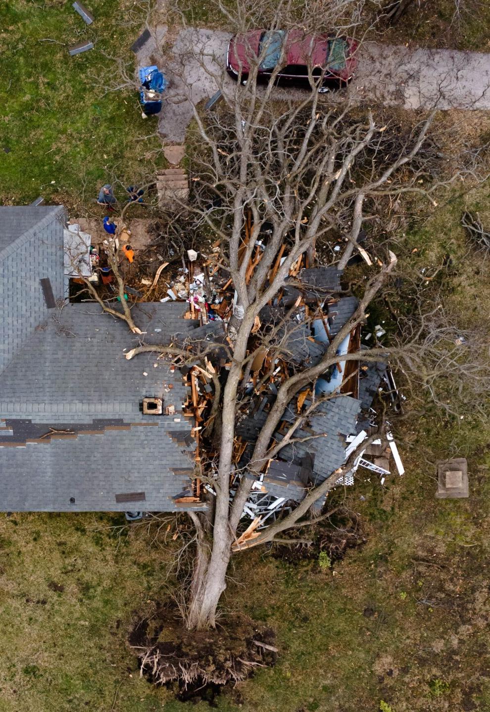 See the tracks of the tornadoes that touched down March 14