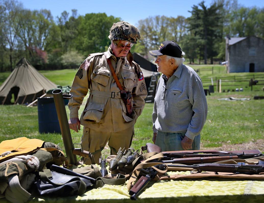 World War II reenactment camp Jefferson Barracks Park