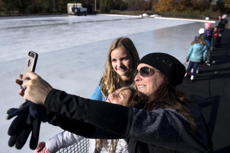 Photos: Opening day at Steinberg Skating Rink
