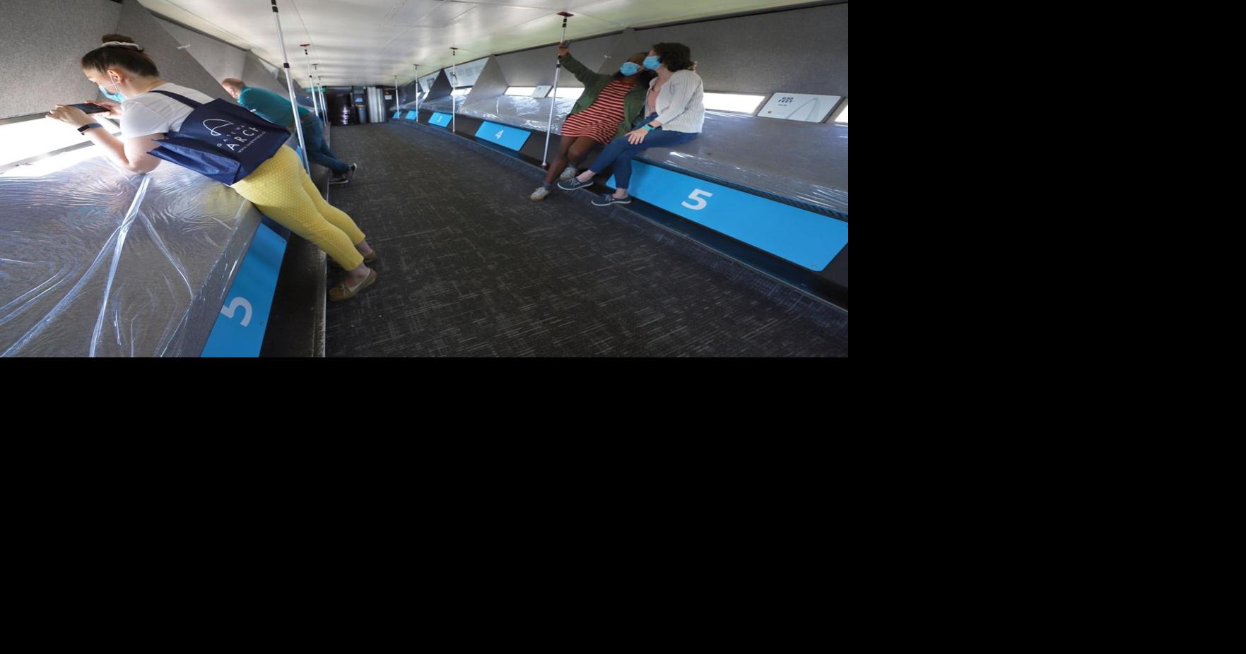 Tram rides to the top of the Gateway Arch resume Tuesday