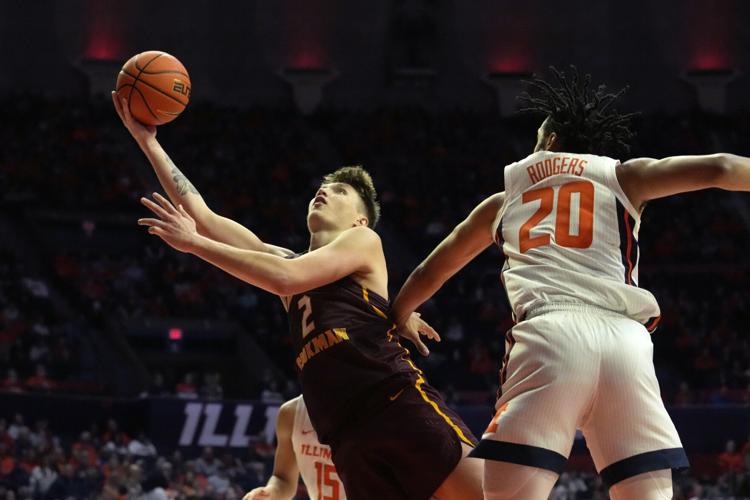 Brad Underwood raves about Illinois basketball's new starters Dain ...