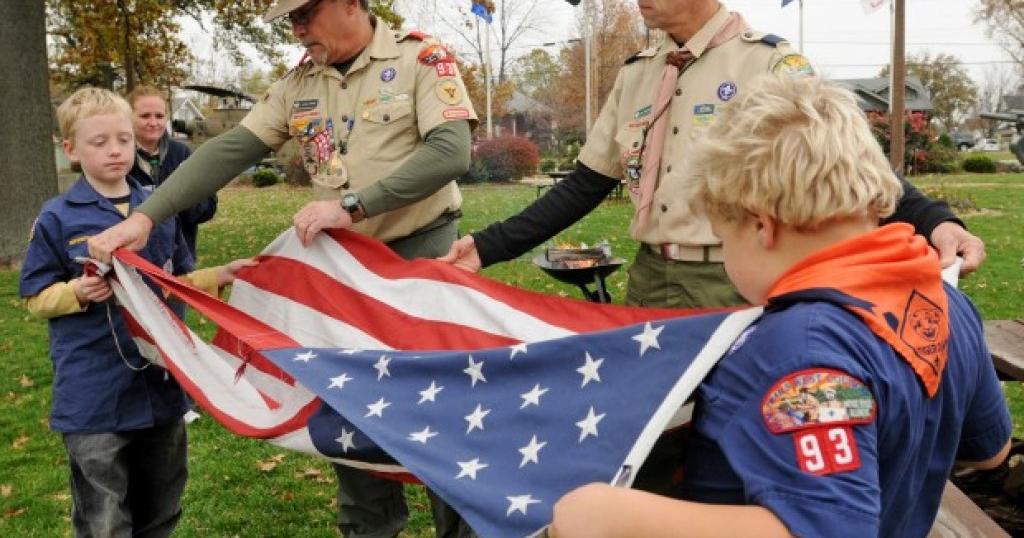 Retiring a flag