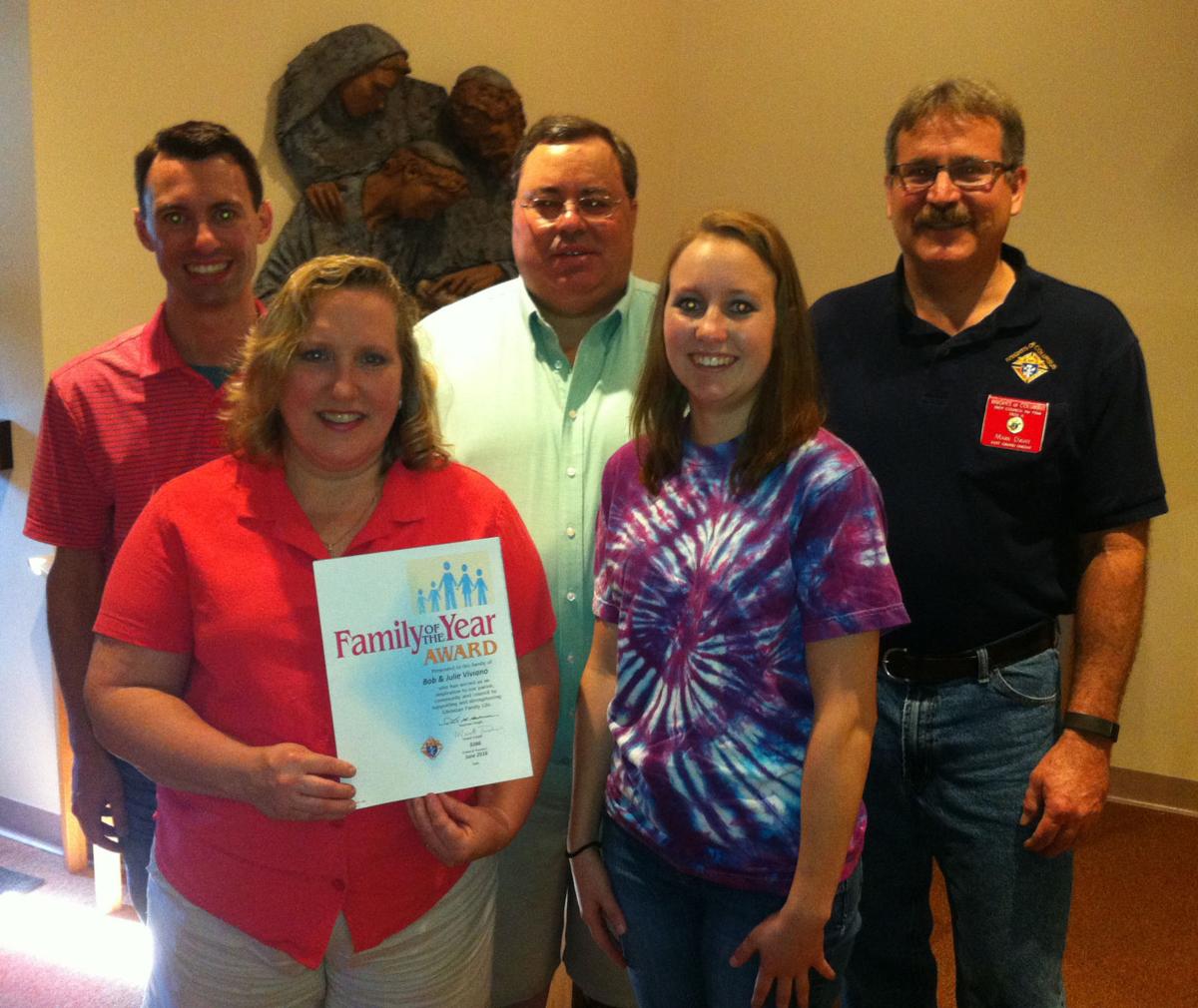 Troy Knights of Columbus names its Family of the Year