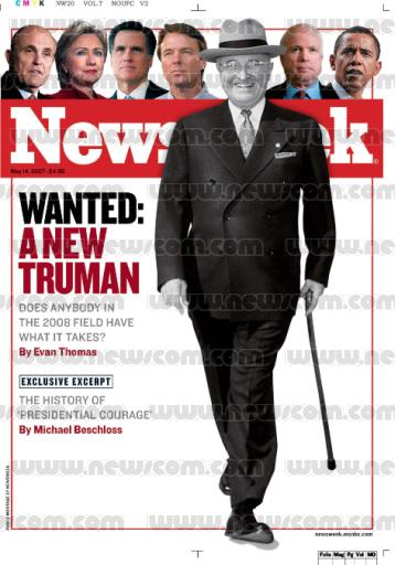 Here’s to Harry: Birthday boy Truman on Newsweek cover