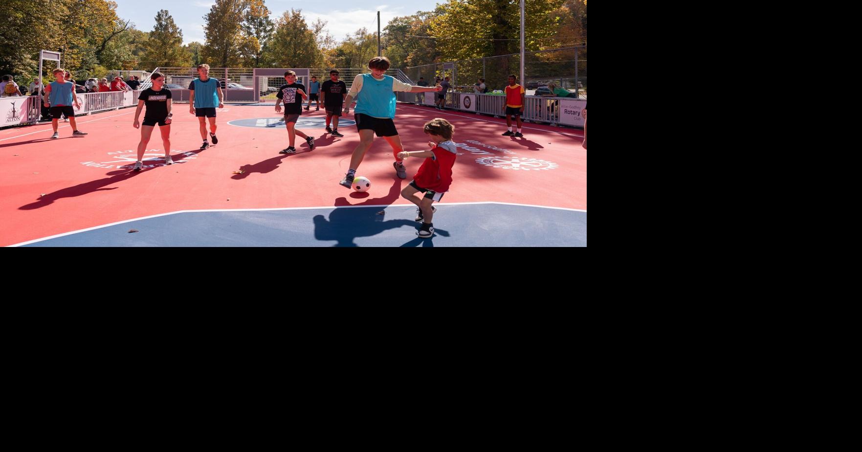 New mini-pitch soccer court opens world to Alton children