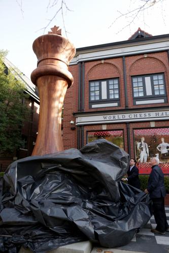 St. Louis boasts world’s largest chess piece. Now France has a bigger one.