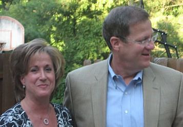 Catherine and Chris Hanaway surprise Ray Wagner with a birthday bash