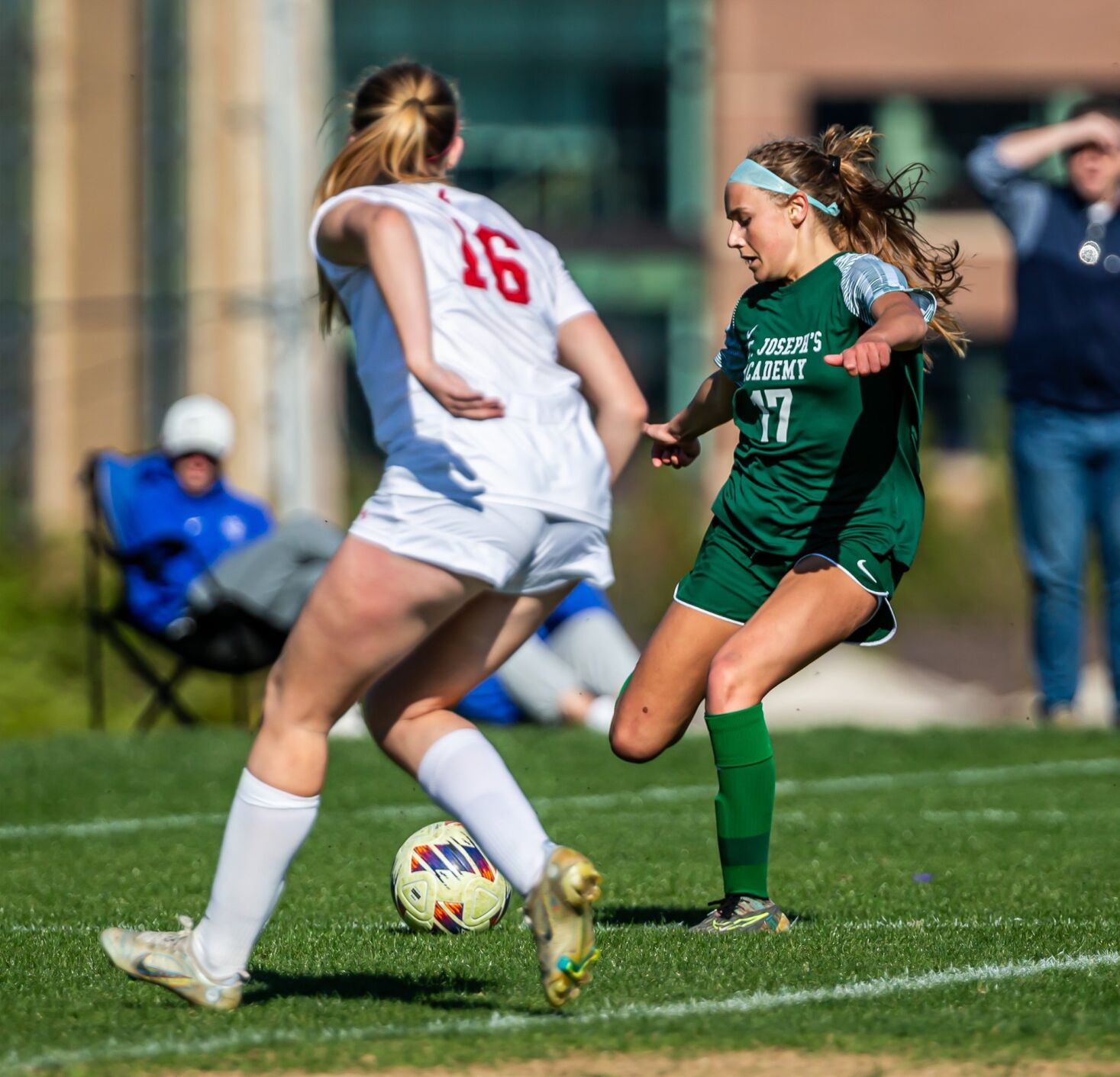 Caroline Chier hands out three helpers to lead St. Joseph's over Cor Jesu