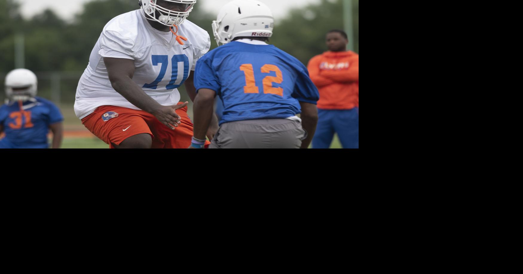 No. 10: East St. Louis OL Patterson learned early big guys have it rough