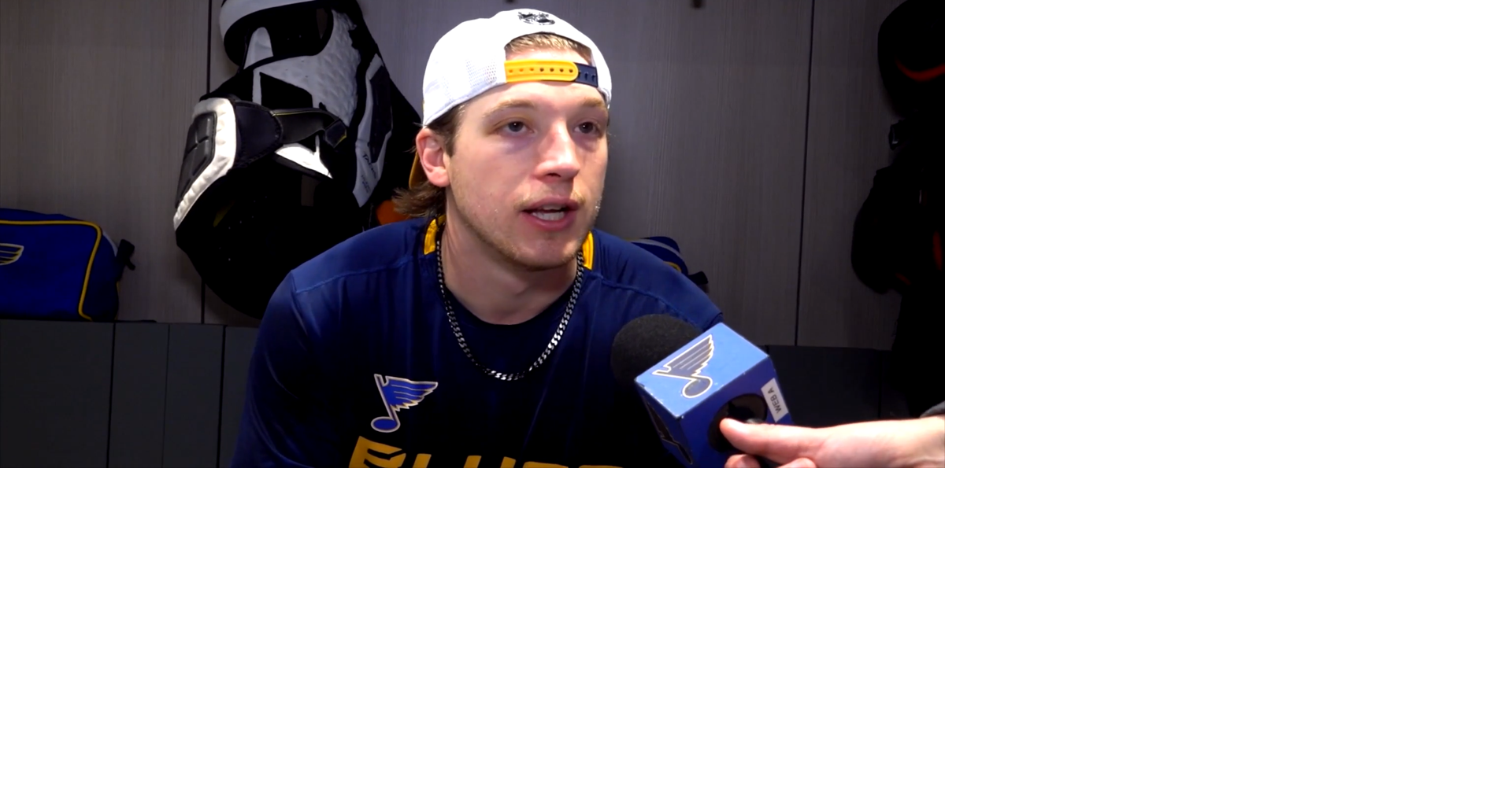 Blues' Jake Neighbours attributes recent goals to being in the right spot