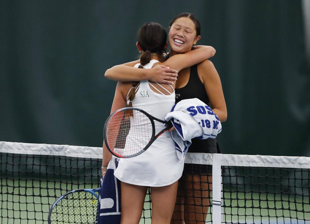 St. Joseph's Adelyn Gross, Principia's Yifei Han win singles state ...