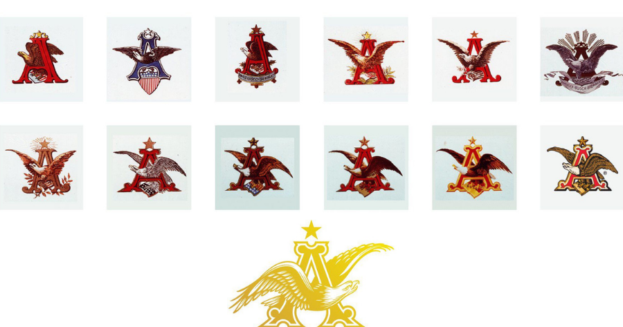anheuser busch logo eagle