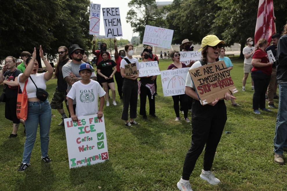 St. Louis protests against ICE, Trump immigration raids