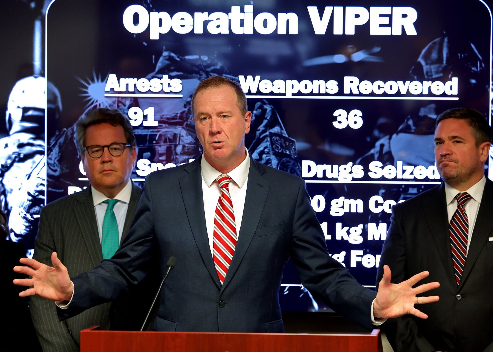Operation VIPER press conference
