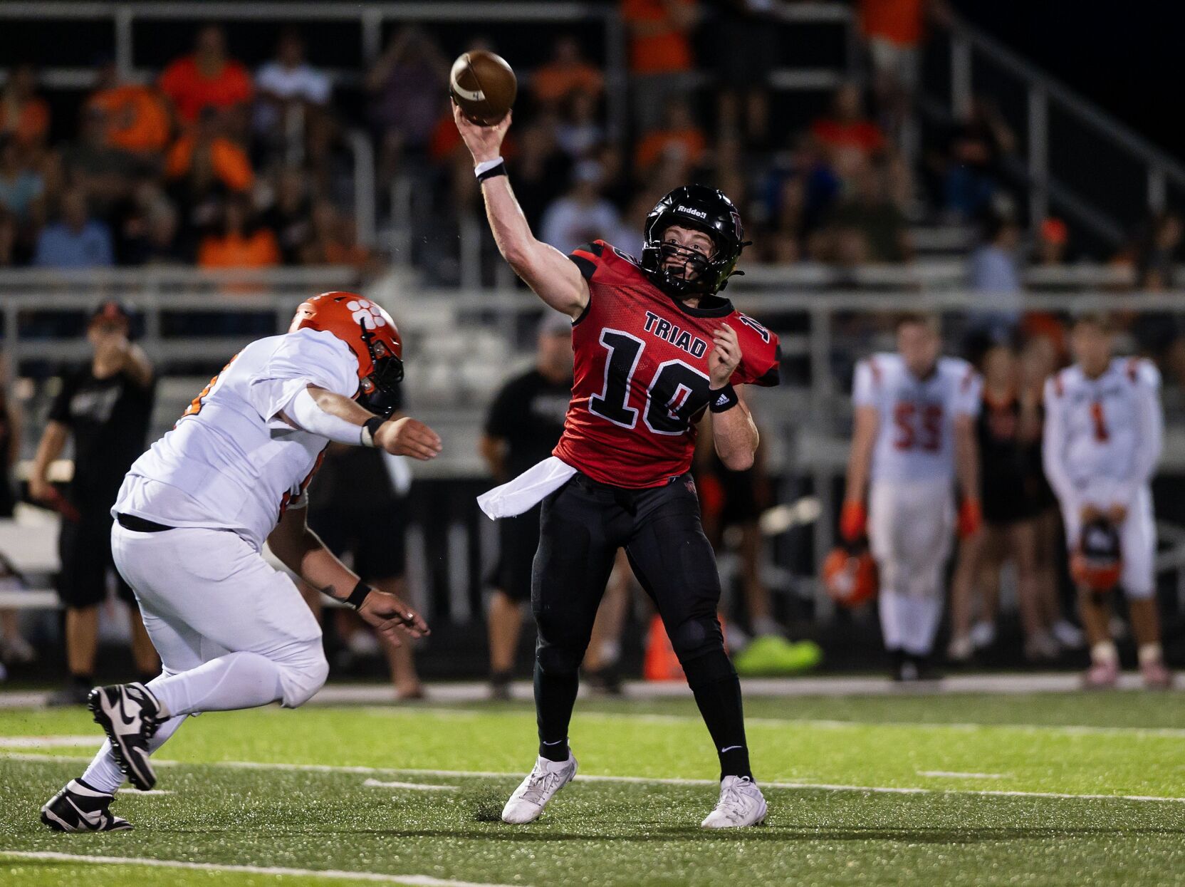 Triad pounds its way past Waterloo in MVC opener between unbeaten teams