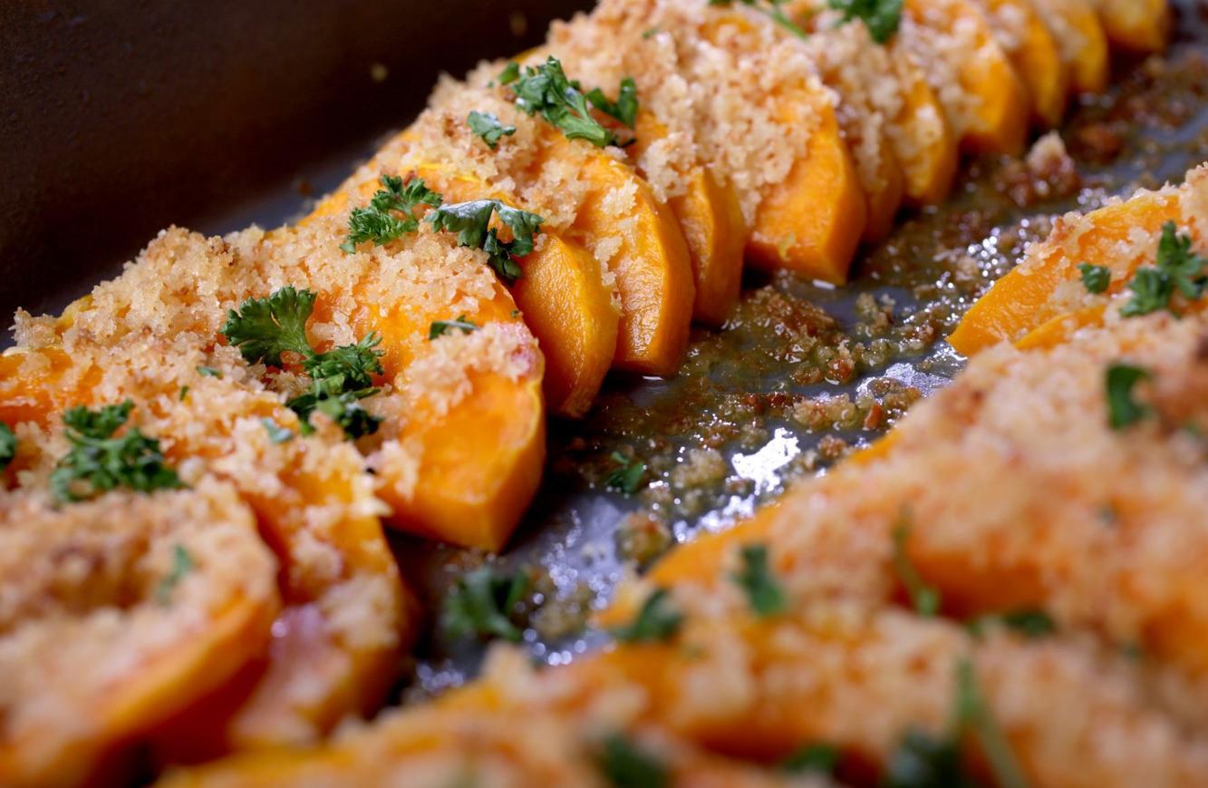Parmesan-Butternut Squash Gratin