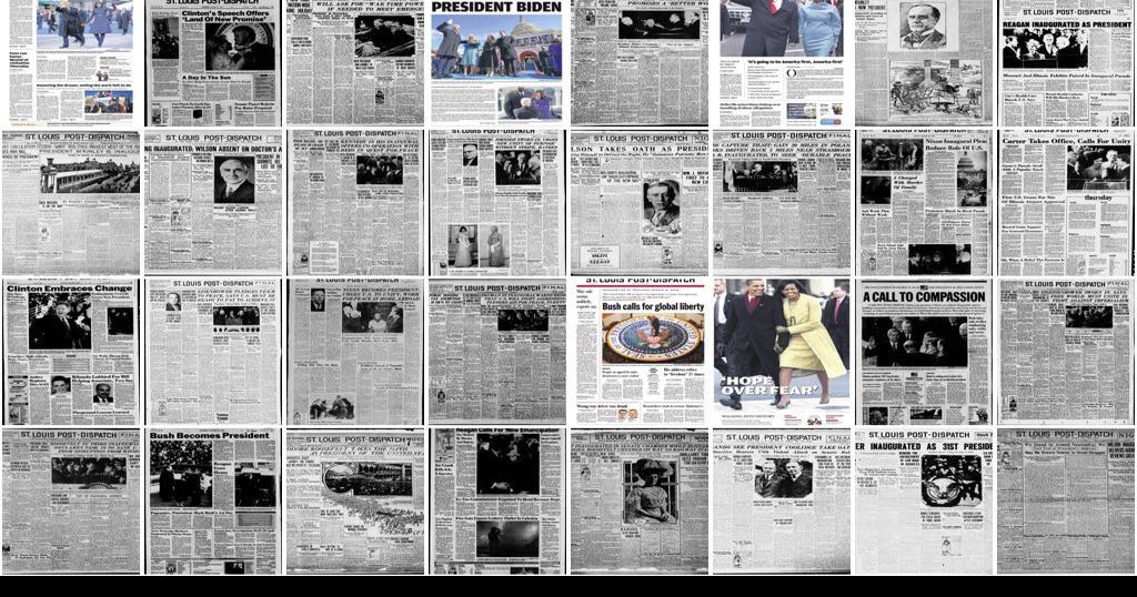 How the Post-Dispatch has covered every inauguration since 1877